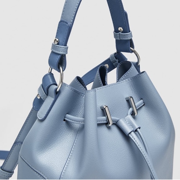 Zara | Bags | Nwt Zara Bucket Bag With Metal Detailing | Poshmark